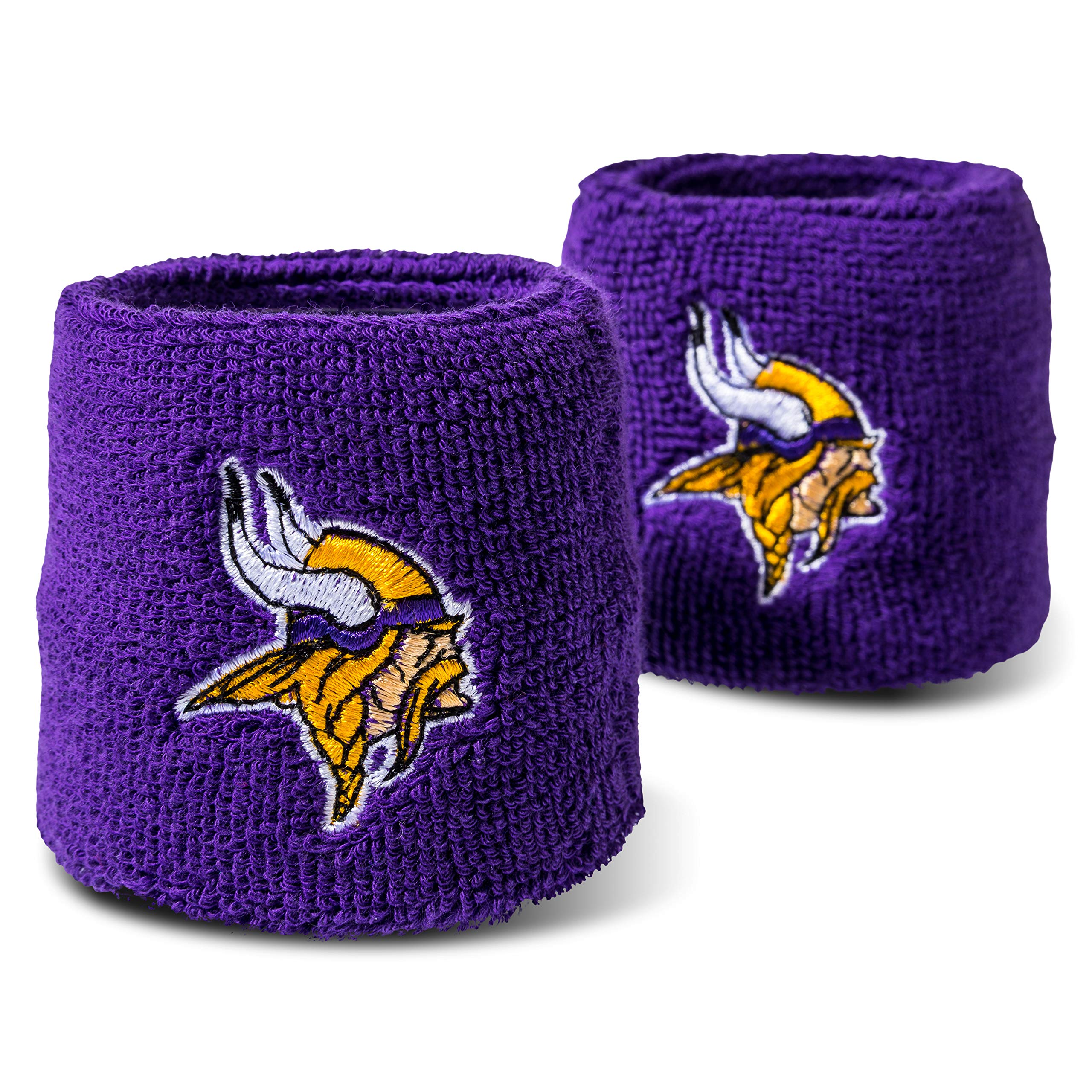 Franklin Sports NFL Embroidered Wristbands, Team Specific, OSFM ...