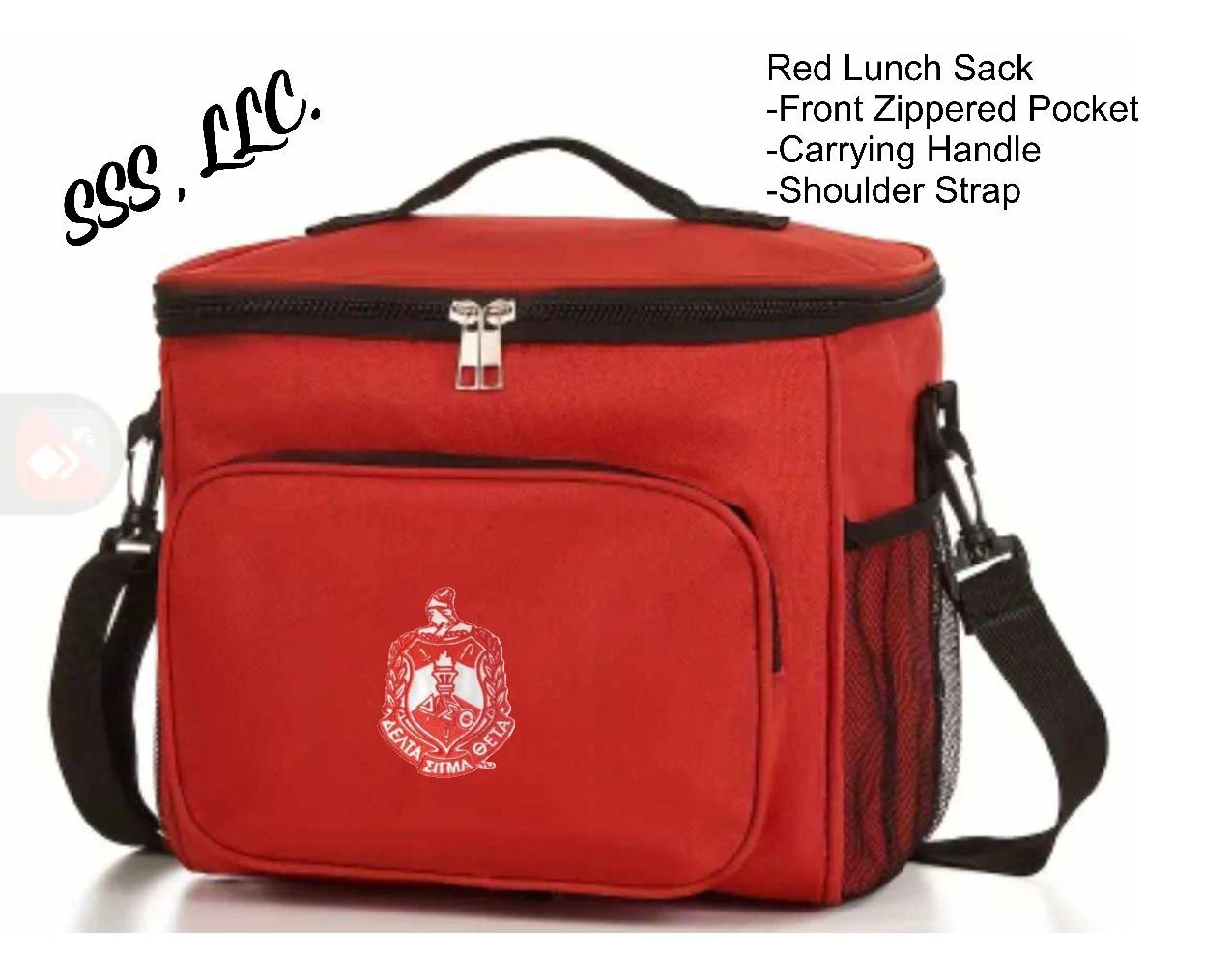 Red DST Lunch Sack – Simple to Sharp by Sharon, LLC.