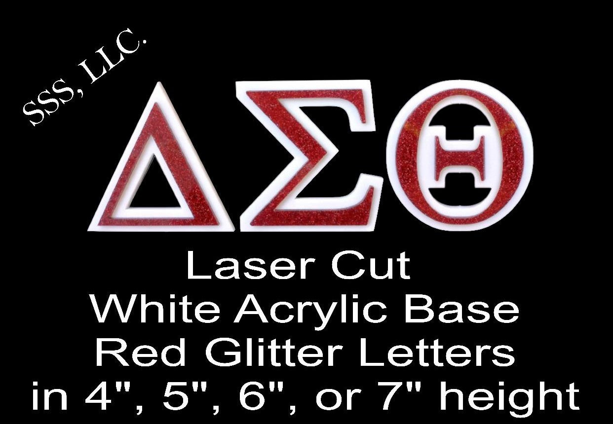 Double Letter Glitter Laser Cut DST Letter Set – Simple to Sharp by ...