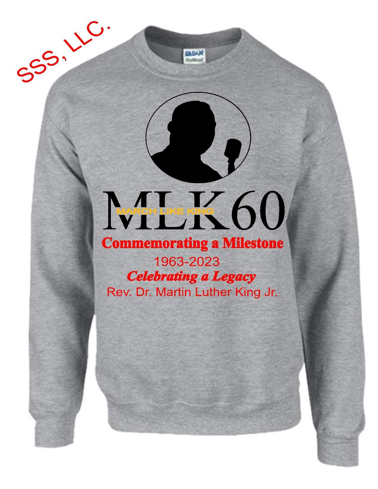 March Like King Commemorative Design on Gray Tops – Simple to Sharp by ...